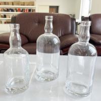 China Clear Glass 750ml Bottle for Spirits Brandy Gin Rum Tequila and Vodka in Glass Products for sale
