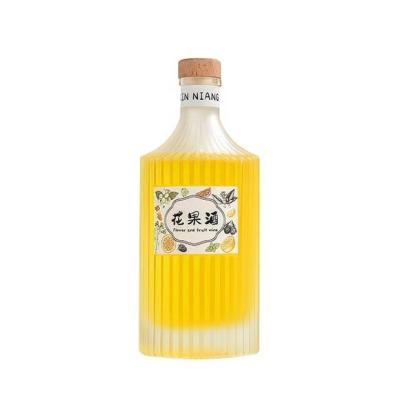 China Logo Customization Acceptable Glass Bottle for Rum Vodka Whisky Tequila for sale