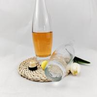 China Beverage Glass Bottles 200ml 375ml 500ml 750ml Long Neck Ice Wine Bottles With Lid/Cork for sale