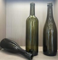 China 375ml 500ml 750ml Whiskey Bottle Frosted Amber Glass Wine Bottle for Your Restaurant for sale