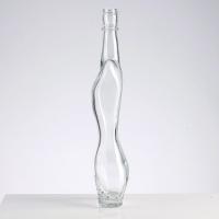 China Glass Collar 500ml 50cl Woman Body Shape Whisky Spirits Rum Bottle with Tamper Evident Cap for sale