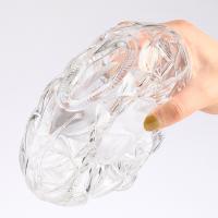 China Unique Shape Empty Glass Vodka Bottle Whiskey Bottle 375ml 500ml 700ml for Liquor Direct for sale