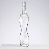 China Glass Collar 500ml 50cl Woman Body Shape Whisky Spirits Rum Bottle with Tamper Evident Cap for sale