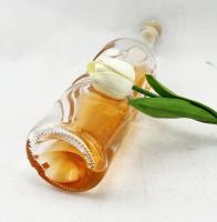China 750ml Angel Hand Red Wine Glass Bottle with Cork Elegant and Functional Design for sale