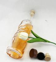 China 750ml Angel Hand Red Wine Glass Bottle with Cork Elegant and Functional Design for sale