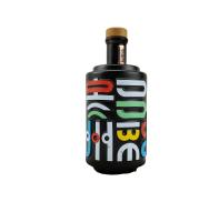 China Frost Surface Handling 700ml 750ml Glass Bottle for Rum Gin Whiskey Vodka Wine Liquor for sale