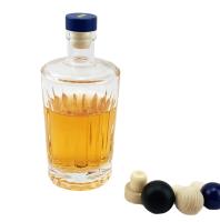 China Acceptable Customer's Logo Unique Style 750ml Whiskey Glass Bottle for Beverages for sale