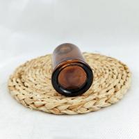 China Clear Glass Collar 100ml 150ml Empty Luxury Round Amber Reed Diffuser Bottle for Liquor for sale