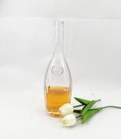 China Sample Freely Decal Empty Glass Liquor Bottle Vodka Gin Bottle with Cork Gin Glass Bottle for sale