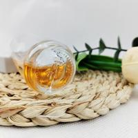 China Glass Wine Bottle with Cork 100ml Round Shape Transparent Clear Body Material Glass for sale