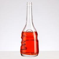 China Transparent 750ml Glass Bottle for Coffee Custom Label Vodka Whisky Rum Gin Liquor for sale