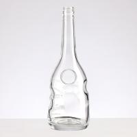 China Transparent 750ml Glass Bottle for Coffee Custom Label Vodka Whisky Rum Gin Liquor for sale