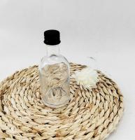 China Beautiful Round 50ml Mini Creative Vodka Whiskey Decanter with Frost Surface Handling for sale