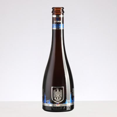China Acceptable Customer's Logo Glass Beer Bottles 250Ml 330Ml 500Ml 640Ml With Crown Cap for sale