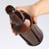 China Glass Beer Bottles 12 oz 330ml Long Neck Beer Glass Bottle 330 ml with Crown Cap for sale