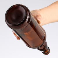 China Glass Beer Bottles 12 oz 330ml Long Neck Beer Glass Bottle 330 ml with Crown Cap for sale