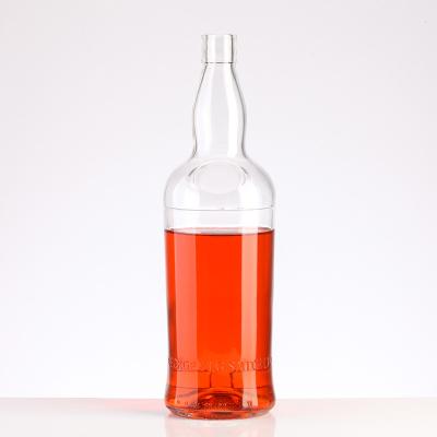 China Clear 750ml Glass Bottle for Customizable Vodka Whisky Satisfy Your Beverage Needs for sale