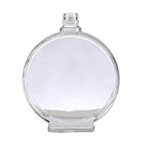 China Embossed Glass Bottle for Brandy Whisky Vodka Rum Tequila Hot Stamping Large Capacity for sale
