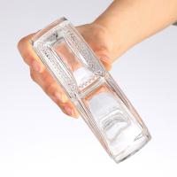 China Embossed Glass Bottle for Brandy Whisky Vodka Rum Tequila Hot Stamping Large Capacity for sale