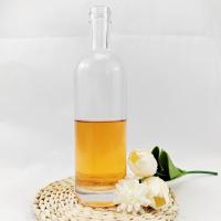 China Clear 700ml Glass Bottles for Whiskey Production in Wine Manufacturing for sale