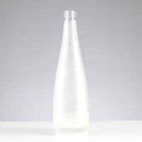 China Frosted 300ml 500ml Long Neck Wine Glass Bottle for Spirits Rum OEM/ODM Supported for sale