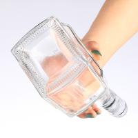 China Super Flint 70cl Unique Rhombus Shape Glass Bottle Ideal of Brandy Liquor Whisky 750ml for sale