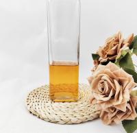 China Hot Stamping 250ml 500ml 750ml Glass Bottle for Whiskey Screw Cap Clear Liquor Bottle for sale