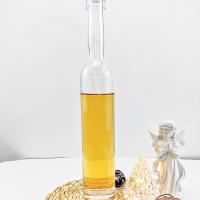 China Glass Products Slim Wine Bottle with Cork and Collar Material Made in Shandong for sale