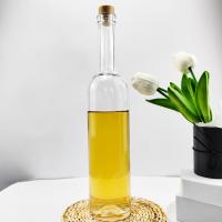 China Glass Products Slim Wine Bottle with Cork and Collar Material Made in Shandong for sale