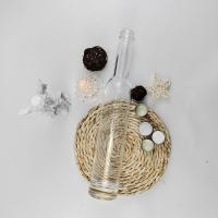 China Glass Products Slim Wine Bottle with Cork and Collar Material Made in Shandong for sale