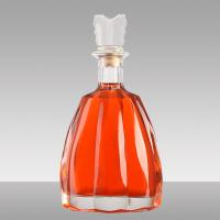 China Collar Material Glass Bottle 500ml 700ml Whisky Brandy for Clients' Specific Requirements for sale
