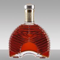 China Custom Color 700ml 750ml Brandy Glass Bottle for Wine Connoisseurs and Enthusiasts for sale