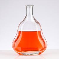 China Custom Color 700ml 750ml Brandy Glass Bottle for Wine Connoisseurs and Enthusiasts for sale