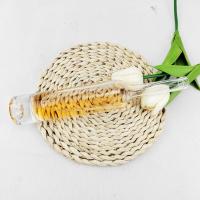 China Glass Body Material Cork Cap 375ml Long Neck Wine Bottle for Frosted Slim Beverage for sale