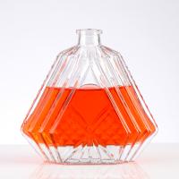 China Custom Color 700ml 750ml Brandy Glass Bottle for Wine Connoisseurs and Enthusiasts for sale