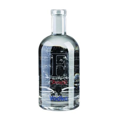 China Clear Glass Collar Material 750ml Bottles for Spirits Wine Liquor for sale