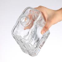 China Industrial Glass Collar Square Bottle for Whisky and Wine Lovers The Perfect Choice for sale