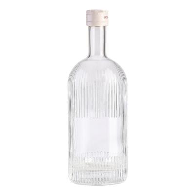 China Design 100ML Round Beverage Juice Water Glass Gin Wine Bottle Industrial for Beverage for sale