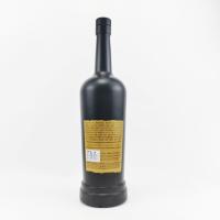 China Industrial Beverage Hot Stamping Shandong Cork Cap Glass 750ml Black Beer Bottle GY for sale