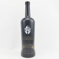China Industrial Beverage Hot Stamping Shandong Cork Cap Glass 750ml Black Beer Bottle GY for sale