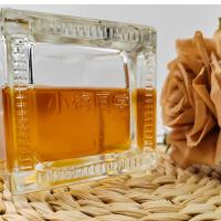 China 1000ML Glass Cubic Wine Bottle with Cork Cap made of Transparent Glass Material for sale