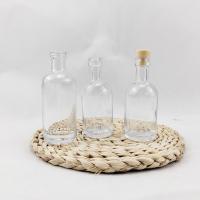 China Beverage Glass Bottle 750ml for Vodka Brandy Whiskey 1L Wine Bottle 500ml Whiskey Bottle for sale