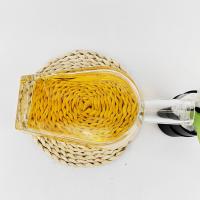 China Eco-friendly Glass Body 750ml Glass Wine Bottle with Lid in Unique Design Shape for sale