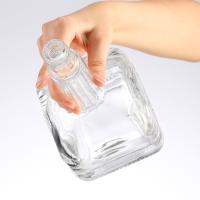 China 250ml/500ml/750ml Recycled Empty Frost Whisky Flask Vodka Bottle for Wine Glass Bottle for sale