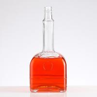 China 250ml/500ml/750ml Recycled Empty Frost Whisky Flask Vodka Bottle for Wine Glass Bottle for sale