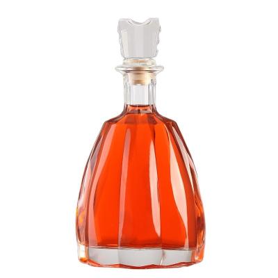 China Empty Packaging 750ml Glass Burgundy Wine Bottle for Coffee Provided Freely for sale