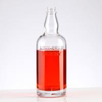 China Empty Packaging 750ml Glass Burgundy Wine Bottle for Coffee Provided Freely for sale