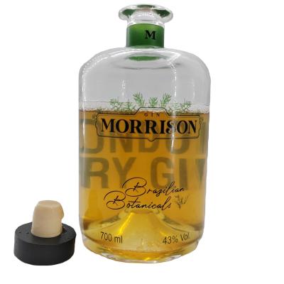 China 375ml 500ml 750ml Glass Empty Bottles for Liquor Wine Gin Whisky Vodka Spirits Sturdy for sale