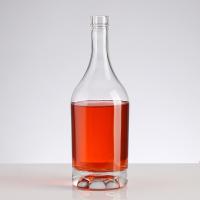 China Glass Bottle for Liquor 750ml Round Shape Vodka Whiskey Gin Rum Spirit Wine Bottle for sale