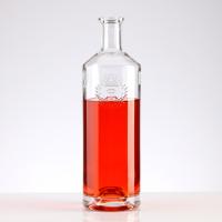 China Empty Packaging 750ml Glass Burgundy Wine Bottle for Coffee Provided Freely for sale